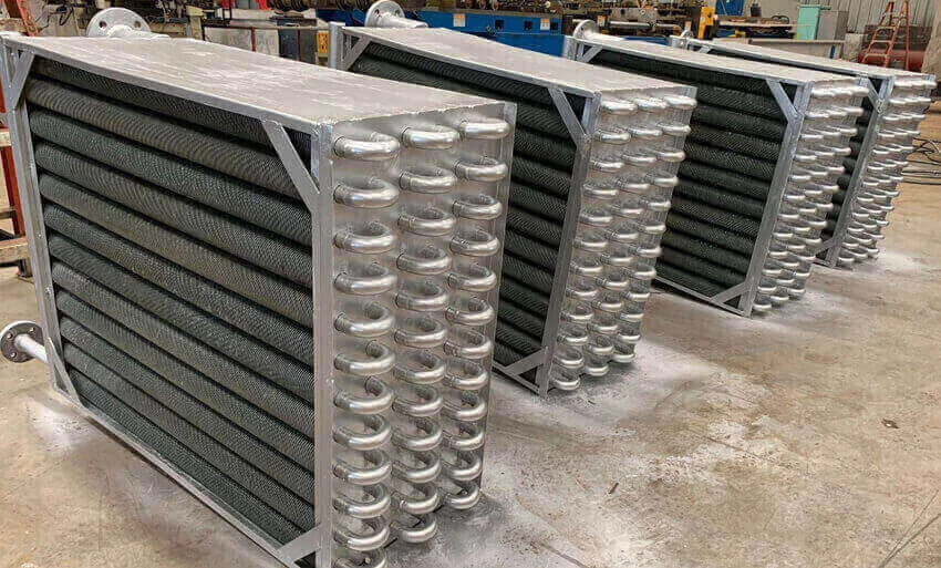 Finned tube heat exchanger | Air-to-liquid Heat Transfer & Industrial ...